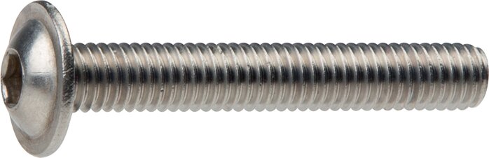 Lens head screws with hexagon socket & flange, ISO 7380-2 - Landefeld - Pneumatics - Hydraulics ...