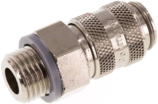 Coupling sockets With Male thread, NW 5 - Landefeld - Pneumatics ...