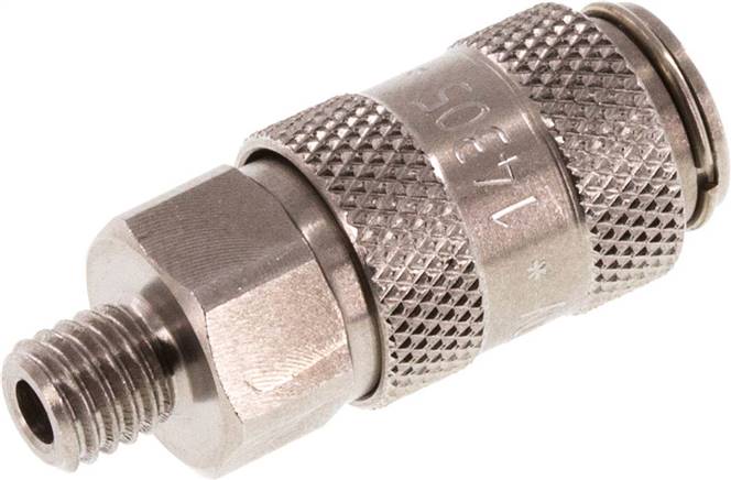 Coupling sockets with male thread, NW 2,7 - Landefeld - Pneumatics ...