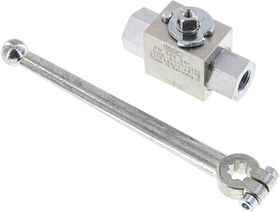 High-pressure ball valves, up to 500 bar - Landefeld - Pneumatics ...