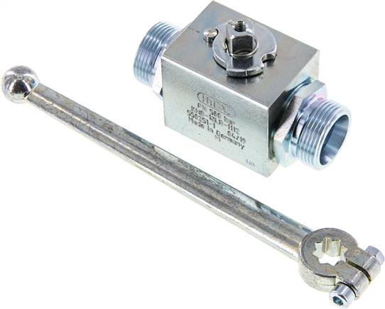 Hydac High-pressure ball valves with cutting ring connection ISO 8434-1 ...