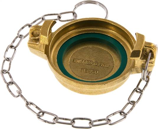 End caps for tanker truck couplings (V-part), Dimensions acc. to EN ...