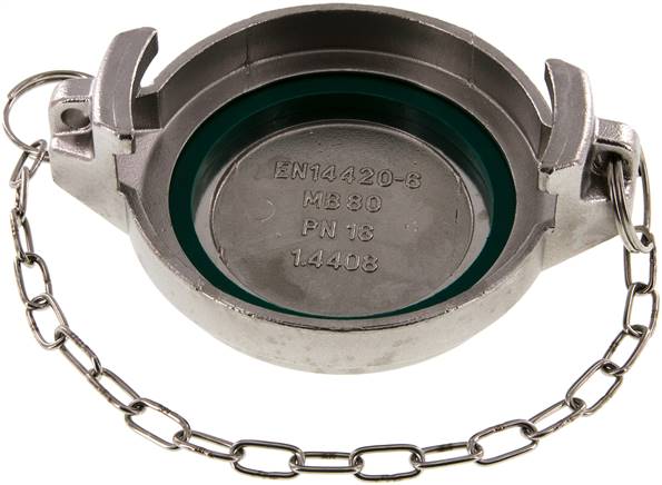 End caps for tanker truck couplings (V-part), Dimensions acc. to EN ...