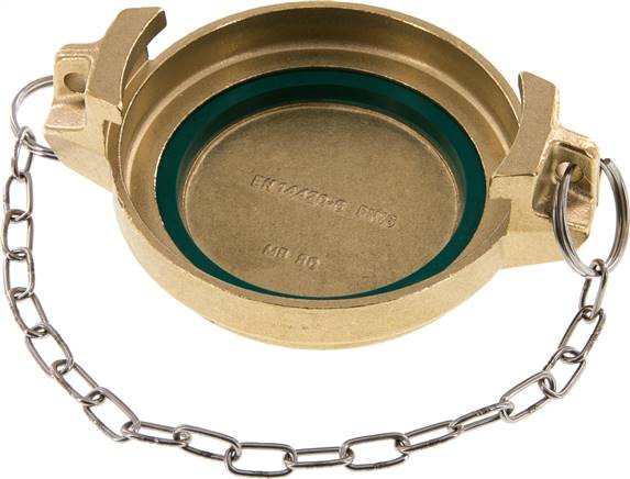 End caps for tanker truck couplings (V-part), Dimensions acc. to EN ...