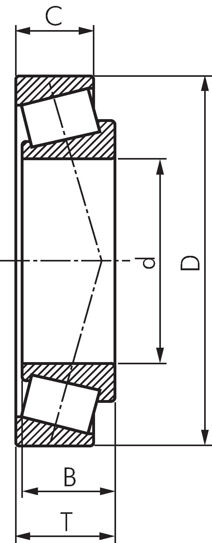 SKF / FAG Taper roller bearing, DIN ISO 355 / DIN 720 - Landefeld ...
